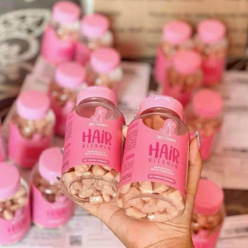 (THANH LÝ) Kẹo dẻo vitamin kích thích mọc tóc Sweet Bunny Hare Hair ...