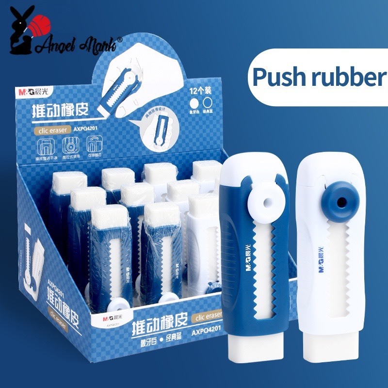 Gôm/tẩy chì hình dao rọc giấy Sliding Eraser M&G Q4271, tẩy sạch, ít ...