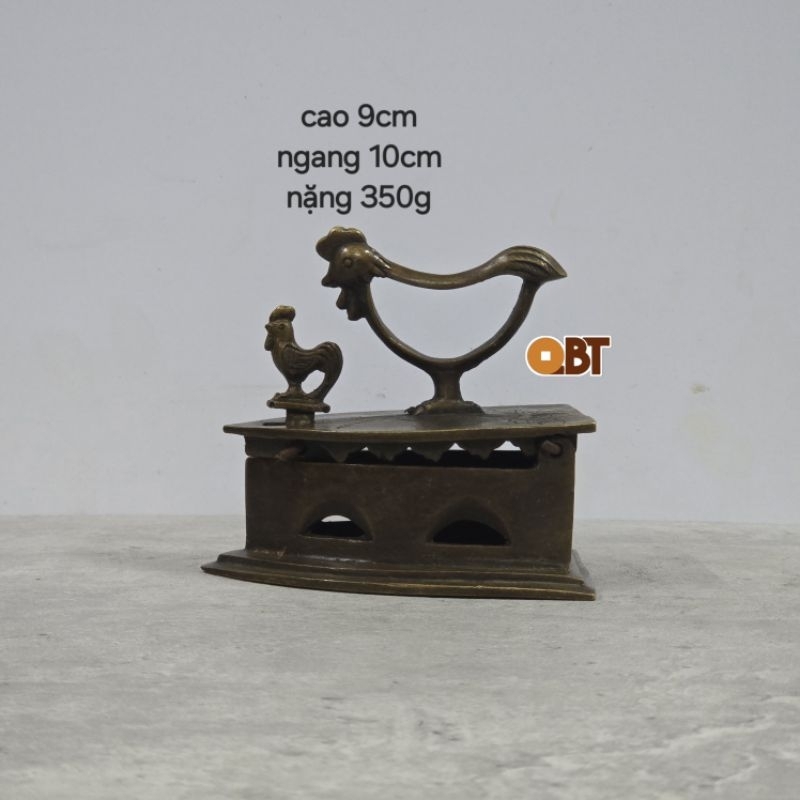 Bàn Ủi Con Gà Mini bằng đồng | Shopee Việt Nam