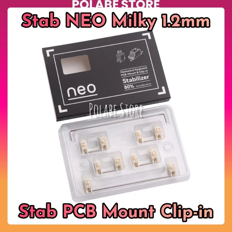 Stab bàn phím cơ Neo QK Stabilizer Neo Stab PCB Mount Thanh cân bằng ...