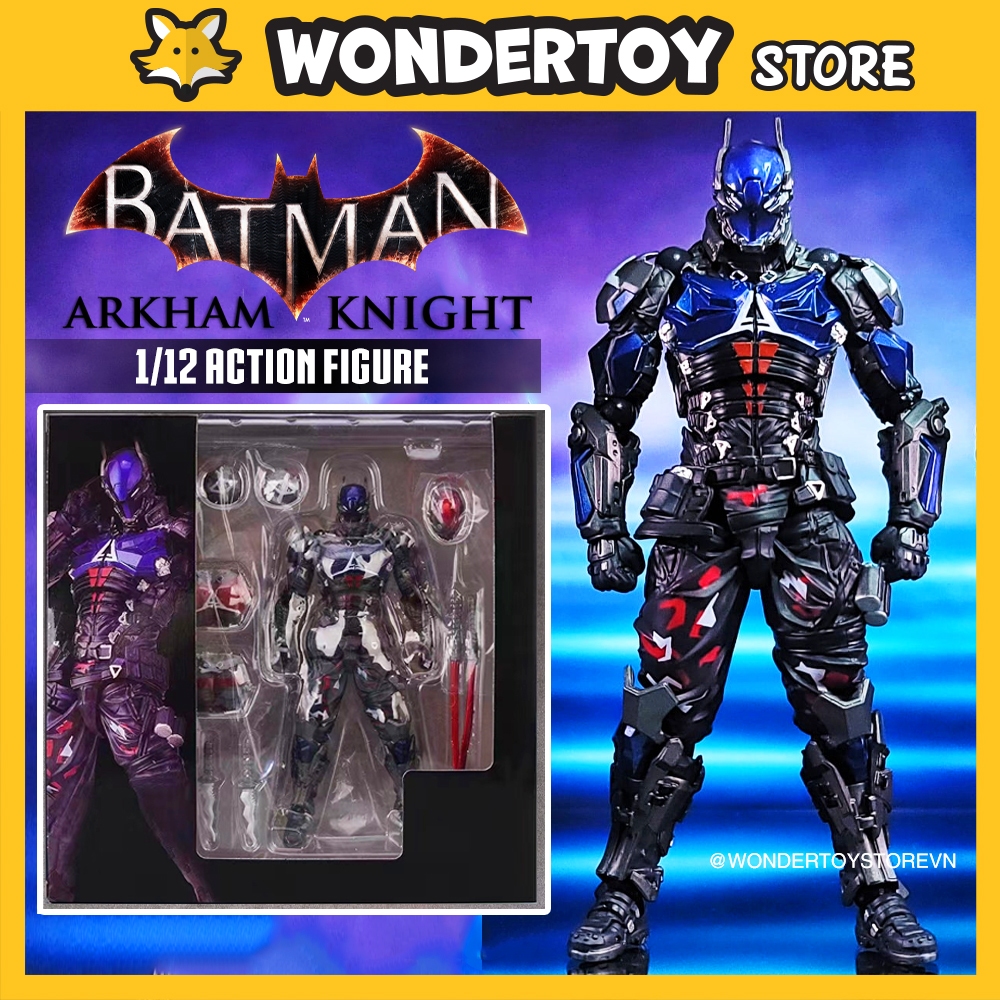 Mô hình DC Revoltech Amazing Yamaguchi Batman Arkham Knight 1/12 Action Figure (Tặng kèm Base ...