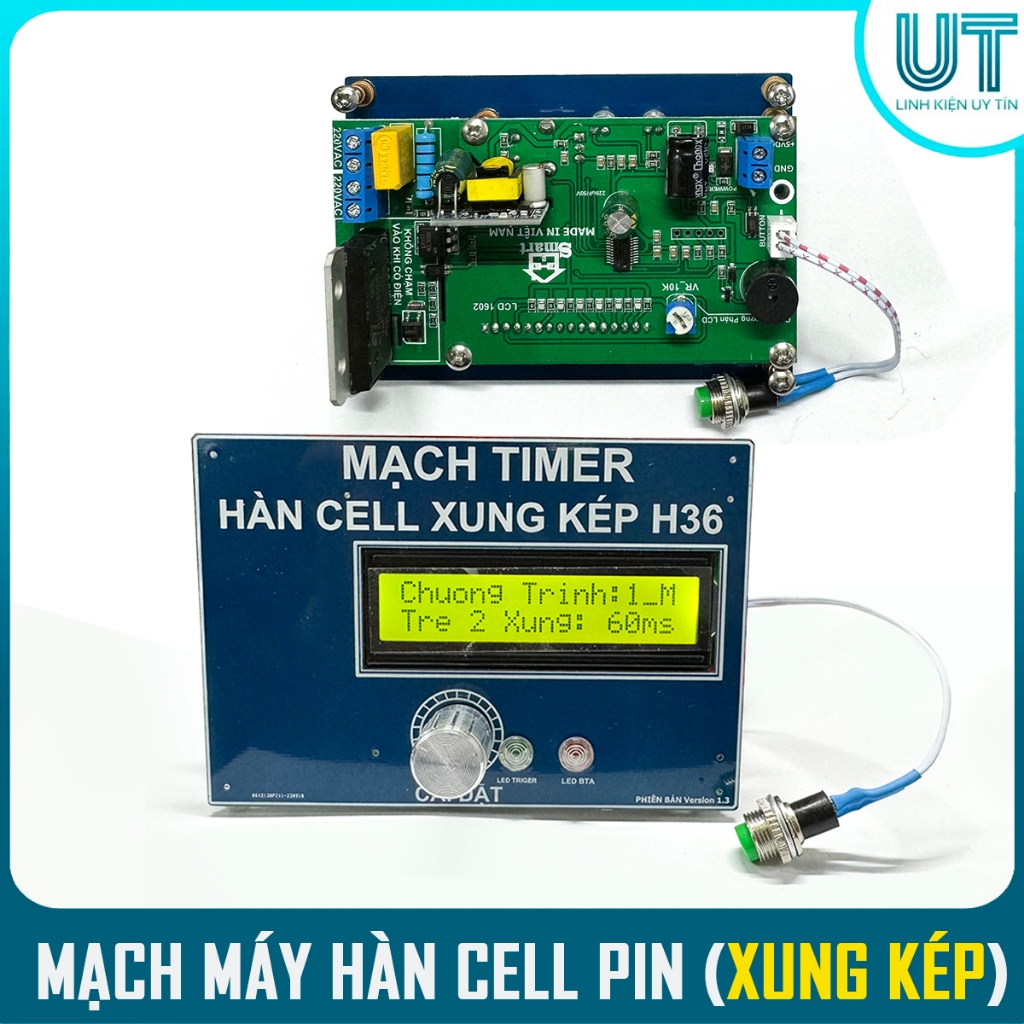Mạch timer hàn CELL XUNG KÉP H36 & H397 - Mạch chế máy hàn CELL PIN ...