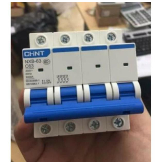 [ Chính hãng] Aptomat CHINT NXB-63 bộ ngắt mạch CB tép MCB 220V 2P 6A 10A 16A 20A 25A 32A 40A ...