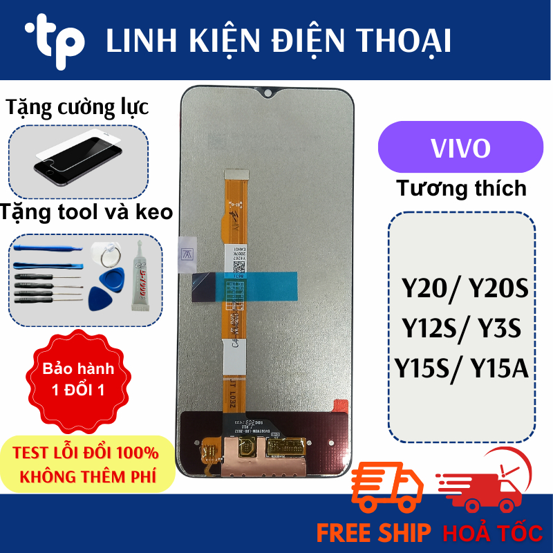 Màn Hình Vivo Y20 / Y20S / Y12S / Y3S / Y15S / Y15A (Tặng Cường Lực ...