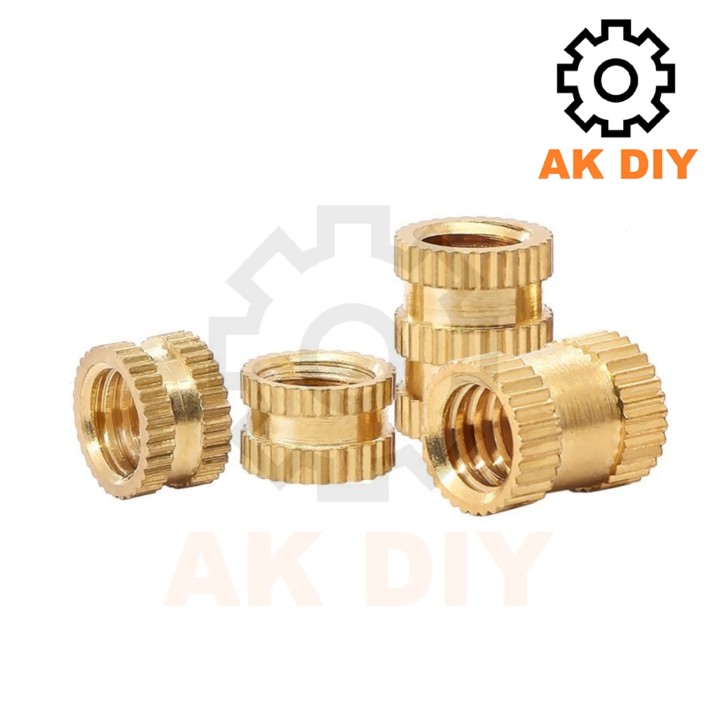 Insert Tán Cấy Ren Bằng đồng Cho Bulong ốc M2 5 M2 M3 M4 M5 M6