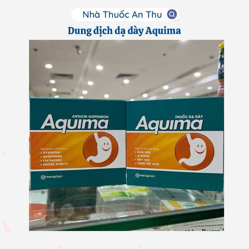 Gel dạ dày aquima giúp hỗ trợ trào ngược dạ dày ợ nóng đầy hơi hộp 20 ...