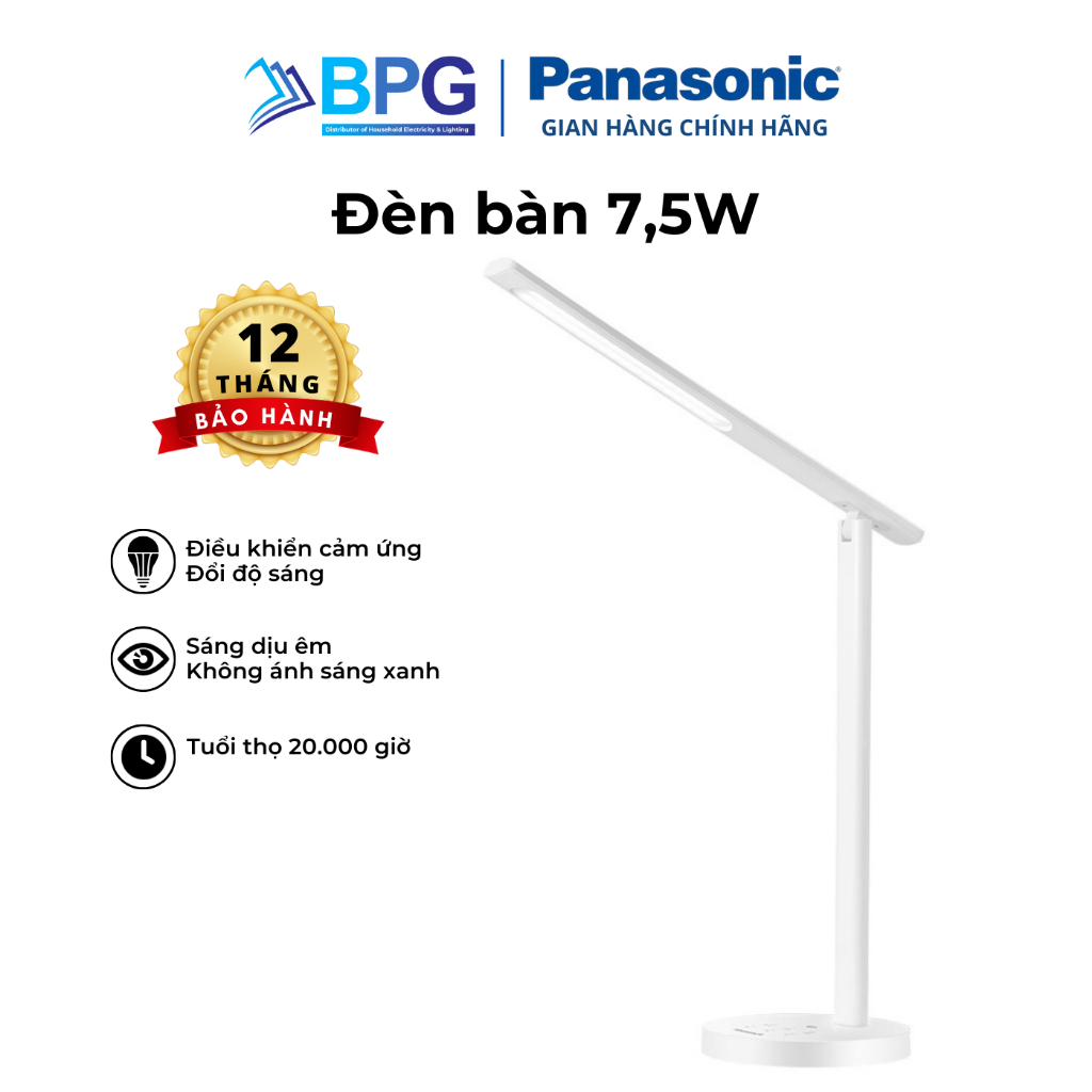 Đèn Bàn Panasonic 7.5W HHLT042119 – Chip Led RG0, Không ánh sáng xanh ...