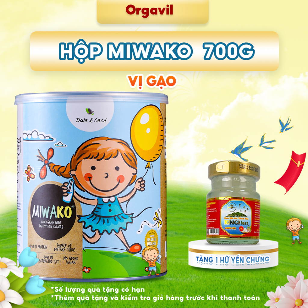 Sữa Hạt Miwako Vị Gạo Hộp 700g x 1 Hộp, Nhập Khẩu Chính Hãng Malaysia ...