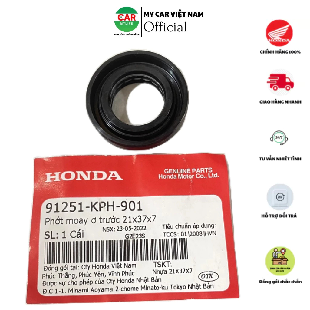 Phớt moay ơ trước trước 301 HONDA. 91251KPH901 | Shopee Việt Nam