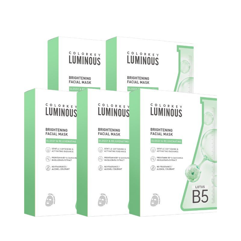 Combo 5 Hộp Mặt Nạ Giấy COLORKEY LUMINOUS Vitamin B5 Giúp Cấp Ẩm Cho Da ...