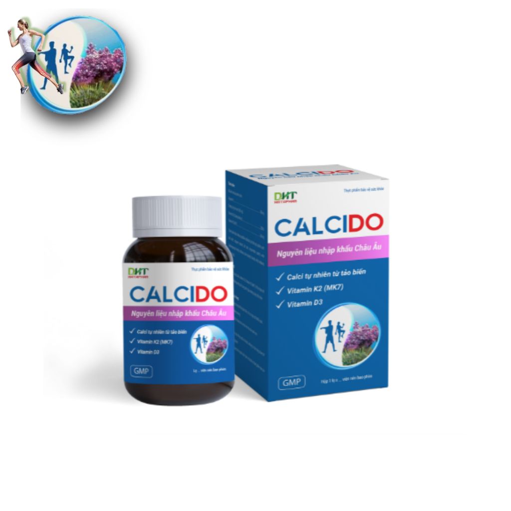 Calcido DHT bổ xung canxi, Vitamin D3, Vitamin K2. Hạn chế tình trạng ...