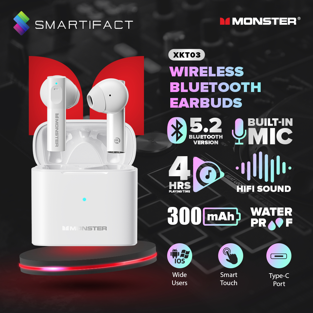 Tai nghe Bluetooth TWS MONSTER XKT03 | Shopee Việt Nam
