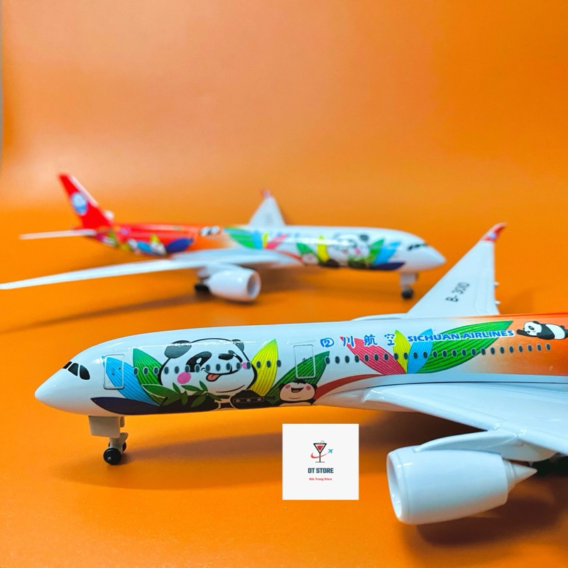 máy bay mô hình A350-900 Sichuan Airlines PANDA Livery 20CM Kim Loại ...