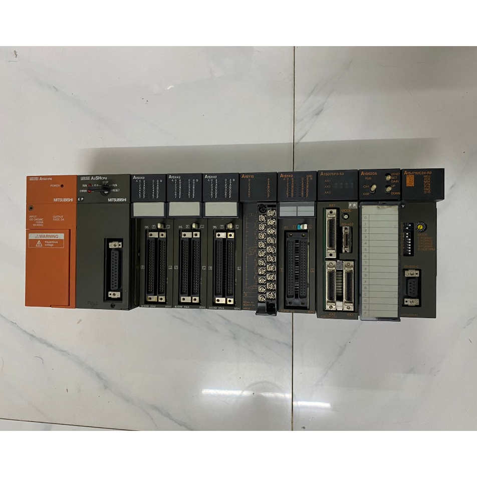 PLC MITSUBISHI A2SHCPU và 8 module tháo máy | Shopee Việt Nam