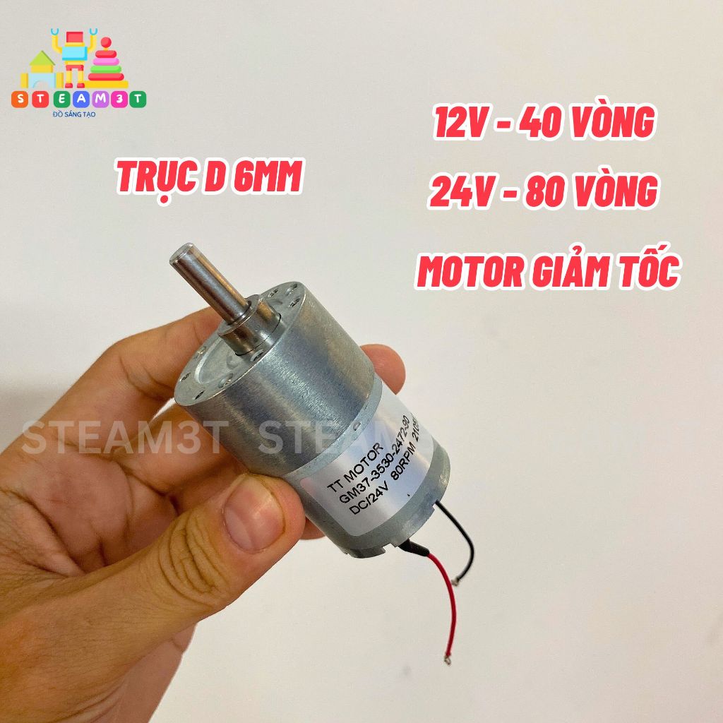 Motor giảm tốc mini 6V - 24V lực mạnh chạy êm bánh răng kim loại 73 ...