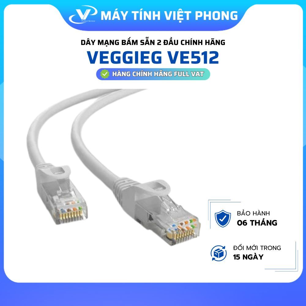 [FULL VAT] [CABLE HÃNG] DÂY MẠNG CAT5 BẤM SẴN 2 ĐẦU NHIỀU KÍCH THƯỚC ...