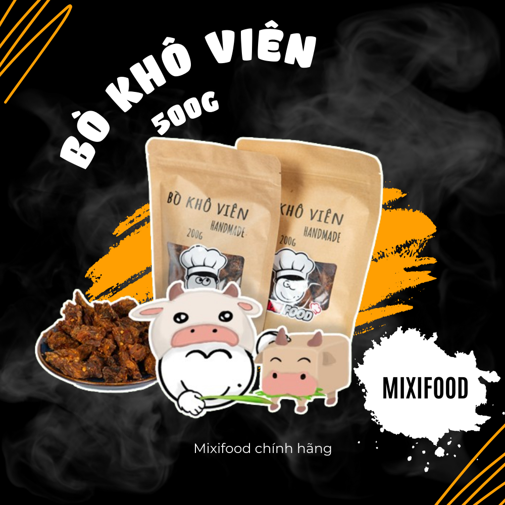 [HN - CHÍNH HÃNG] Bò khô viên, MIXIFOOD tuyệt phẩm thịt bò chất lượng ...