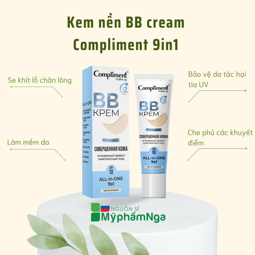 Kem nền BB cream Compliment 9in1 spf10 | Shopee Việt Nam