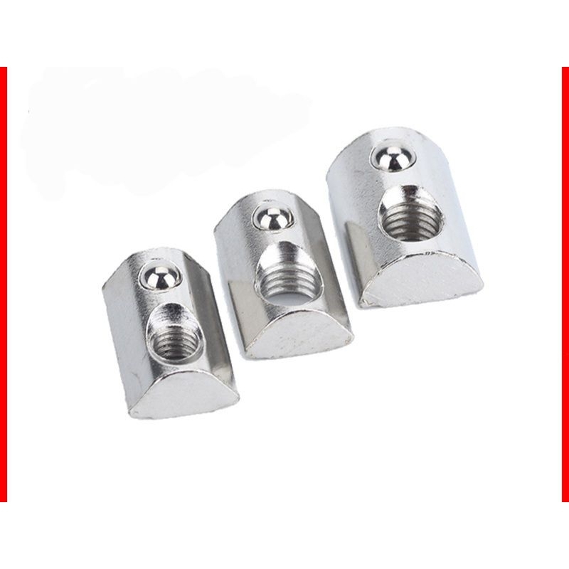 Con trượt bi ren m3, m4,m5,m6 dùng cho nhôm định hình 2020, 3030 ...