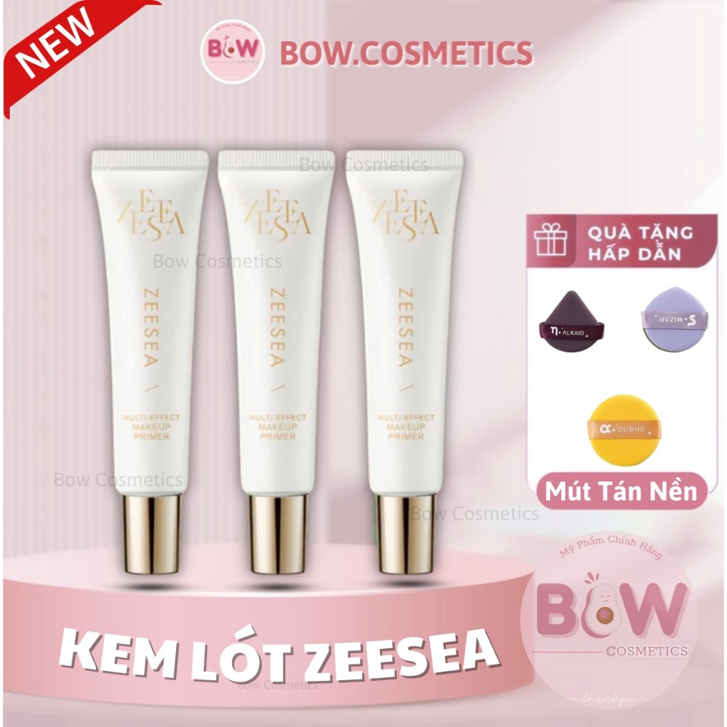 [Hoả Tốc] Kem Lót Trang Điểm ZEESEA Kiềm Dầu,Nâng Tone Đều Màu Da Bản Mới Tuýp Trắng 30g ...
