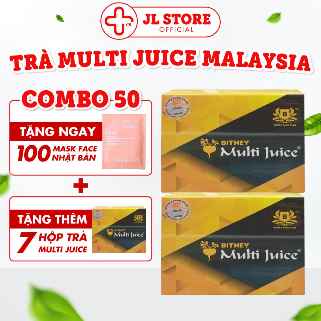 [ COMBO 50 HỘP ] Trà Multi Juice Malaysia Giúp Nâng Cao Khả Năng Sinh ...