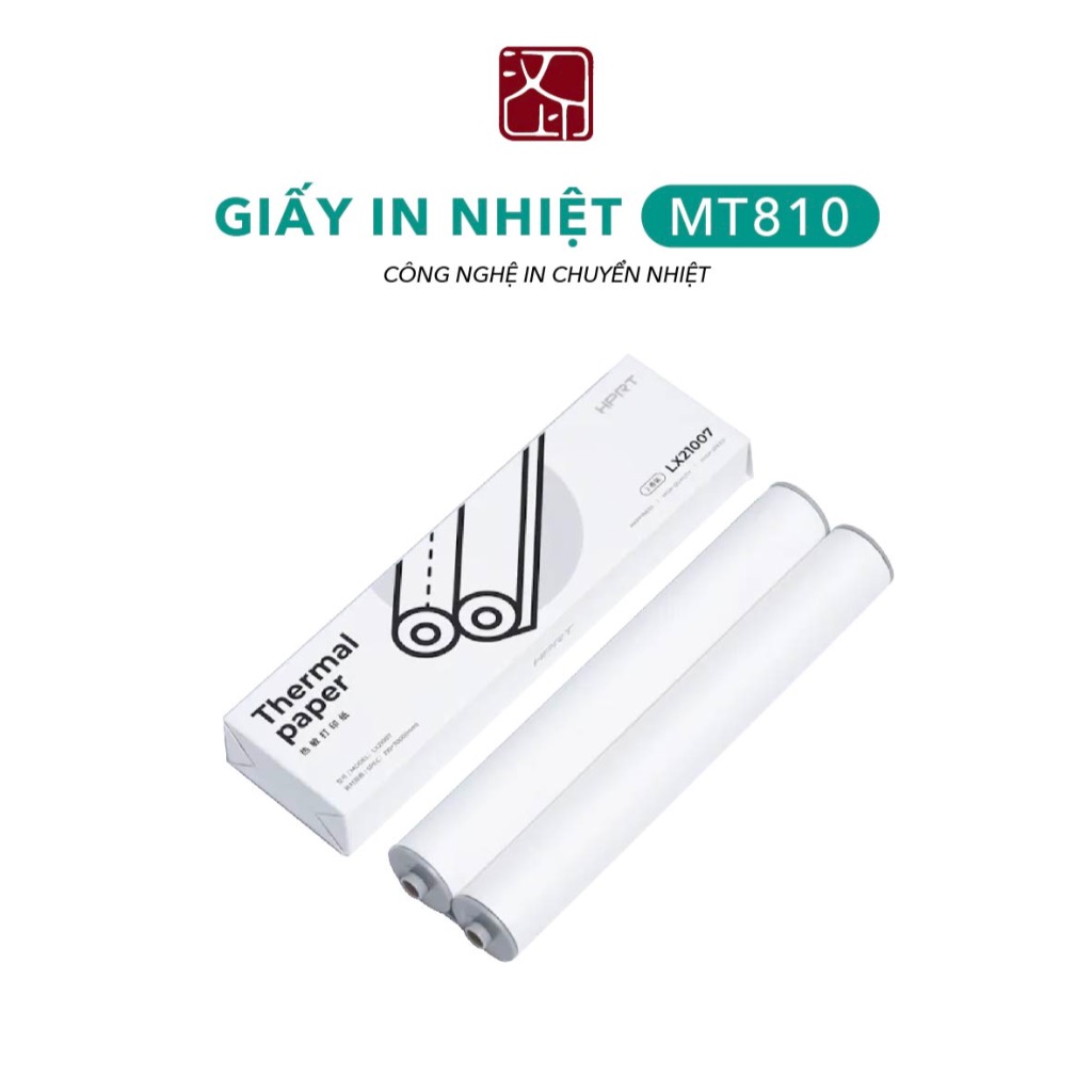Giấy In Nhiệt A4 HPRT MT810 Dạng Cuộn Lưu bản in 3 năm 50 tờ A4 trên ...