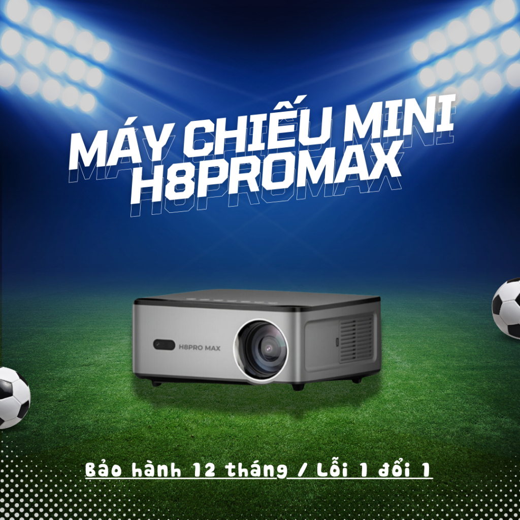 [H8 PROMAX] Máy Chiếu Mini FULL HD Hỗ Trợ 4K, Hệ Điều hành Android TV ...