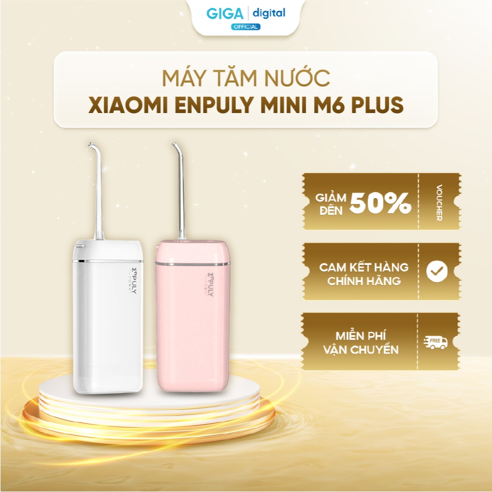 Máy tăm nước Xiaomi ENPULY Mini M6 Plus | Shopee Việt Nam