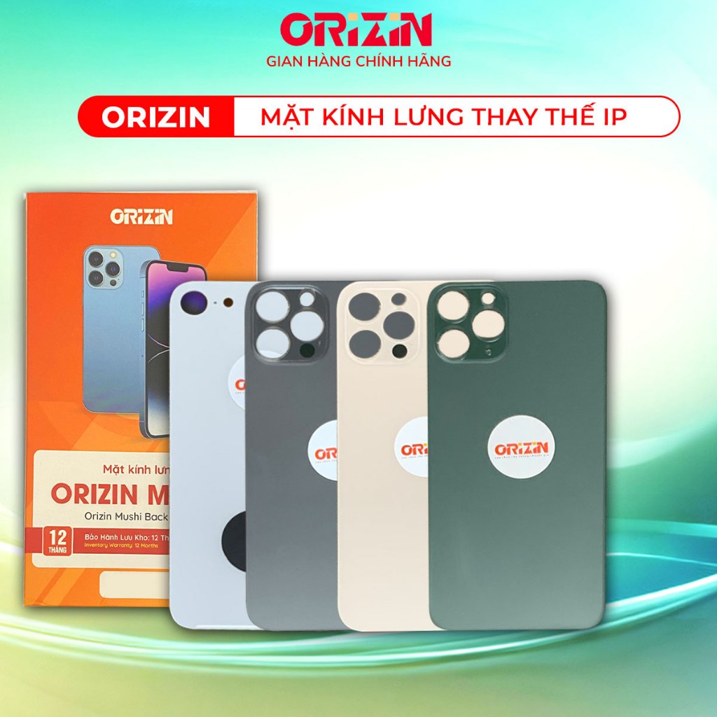 Kính lưng Orizin dành cho điện thoại IP8/X/XSM/XR/XS/11/11P/12/12P/12PM ...