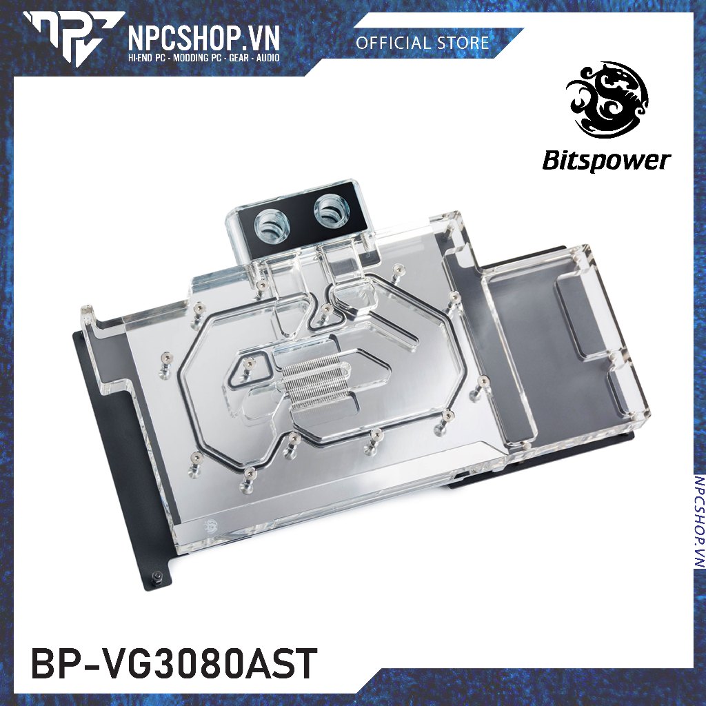BITSPOWER CLASSIC VGA WATER BLOCK FOR ASUS ROG STRIX GEFORCE RTX 3080 ...
