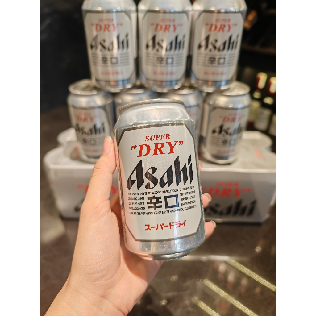 Bia Asahi Nhật Bản 5% - lon 330ml | Shopee Việt Nam