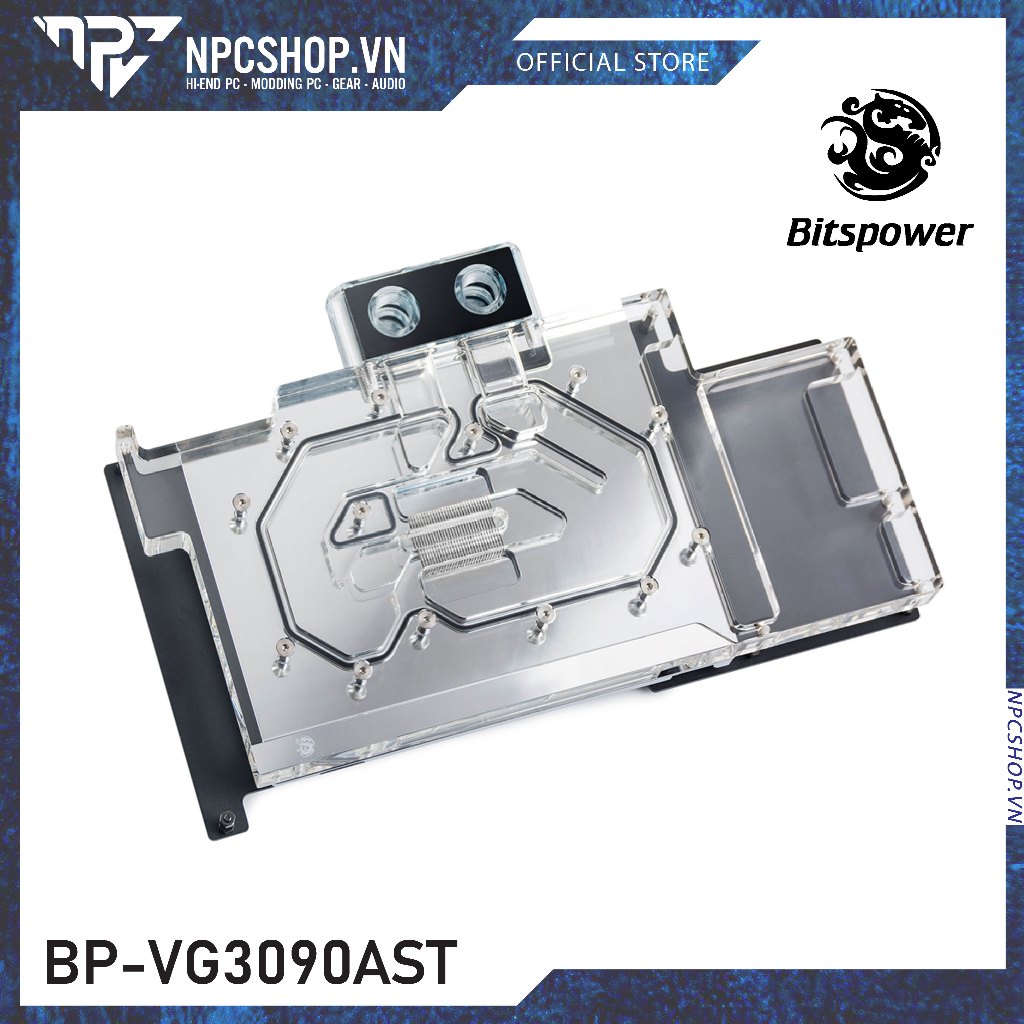 BITSPOWER CLASSIC VGA WATER BLOCK FOR ASUS ROG STRIX GEFORCE RTX 3090 ...