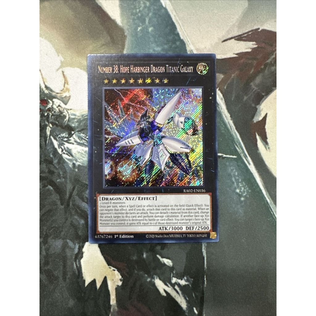 es01 ra02 Lá bài thẻ Yugioh Number 38 Hope Harbinger Dragon Titanic ...