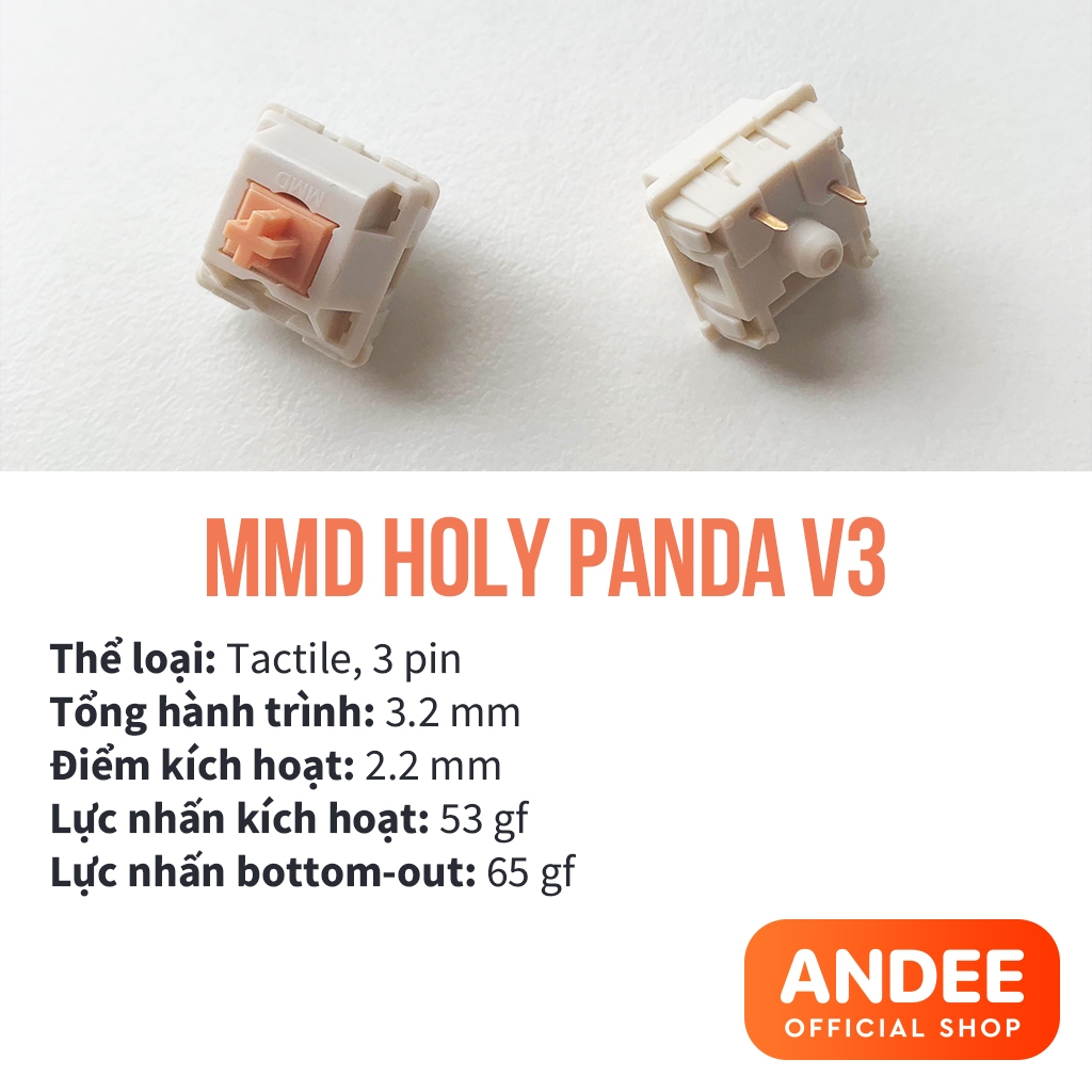 Switch MMD Princess v3 Holy Panda v3 bán lẻ công tắc phím cơ giá rẻ ...