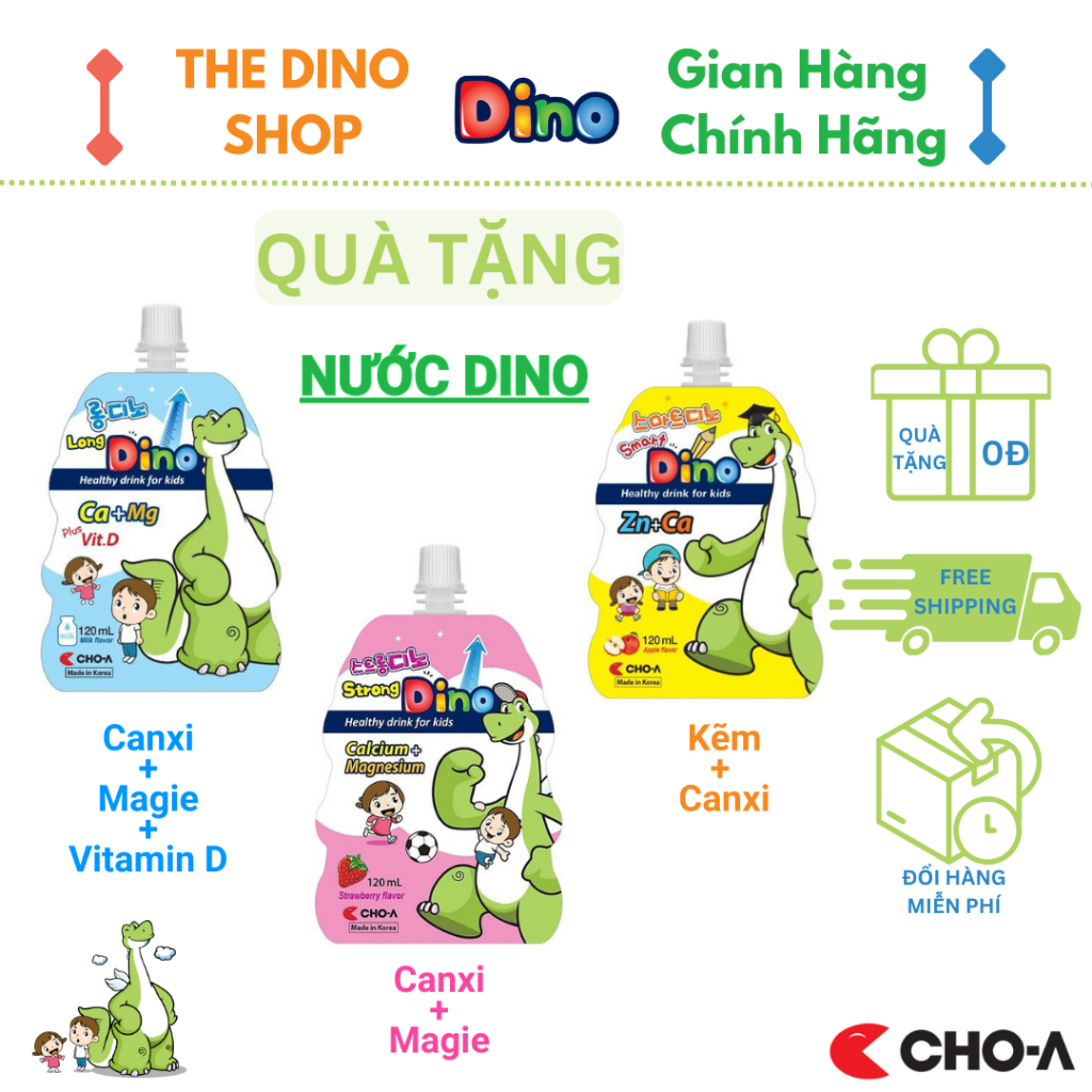 [Quà Tặng] Nước Uống Dino (Smart Dino/ Strong Dino/ Strong Dino - Date ...