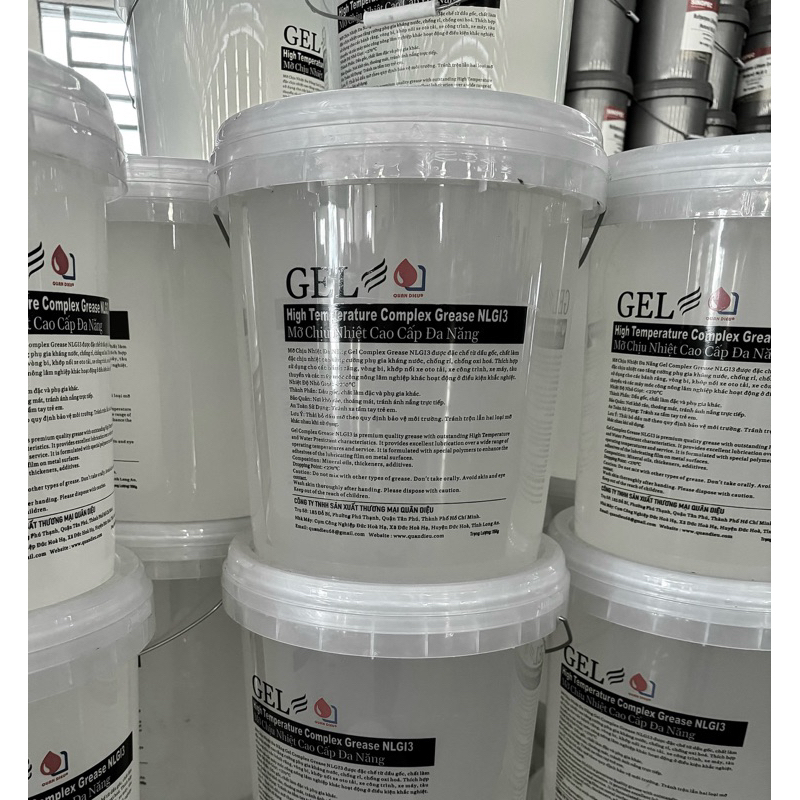 Mỡ Chịu Nhiệt Đa Năng Gel High Temperature Complex Grease NLGI 3 (Xô ...