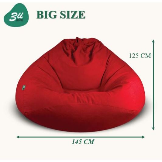 Ghế lười hạt xốp Sofa Big size 3II HOME hình giọt nước size 145*125 CM ...