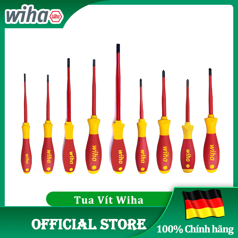 Tua Vít Cách Điện 1000 Volt WIHA 35446/ 35390/ 35501/ 35391/ 35392 ...