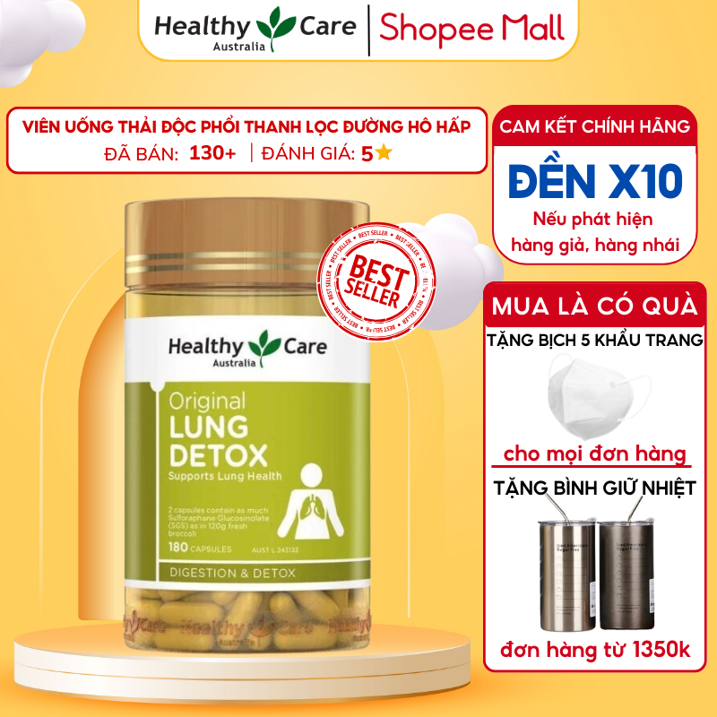 Bổ Phổi Lung Detox Healthy Care Viên Uống Thải Độc Phổi Thanh Lọc Đường ...