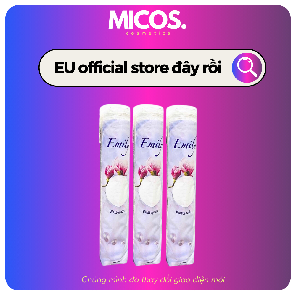 Bông tẩy trang Emily 120 miếng Đức - MICOS | Shopee Việt Nam