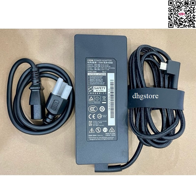 Sạc laptop Razer Blade 15 17, RC30-0248 RZ09-0287 RC30-0238 RZ09-02886 ...