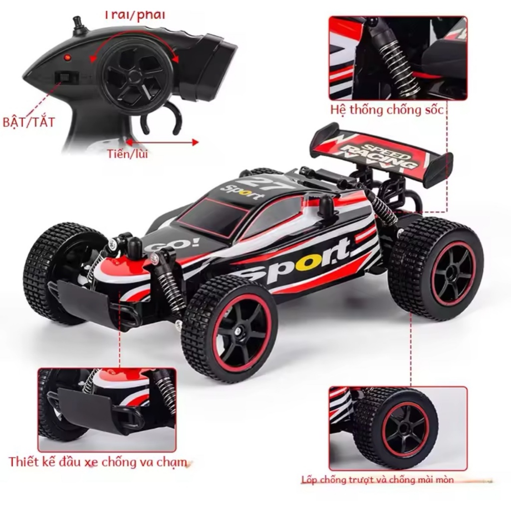Siêu xe Drift Điều khiển từ xa 1:20 tốc độ cao 20Km/H Xe đua địa hình điều khiển từ xa | Shopee ...
