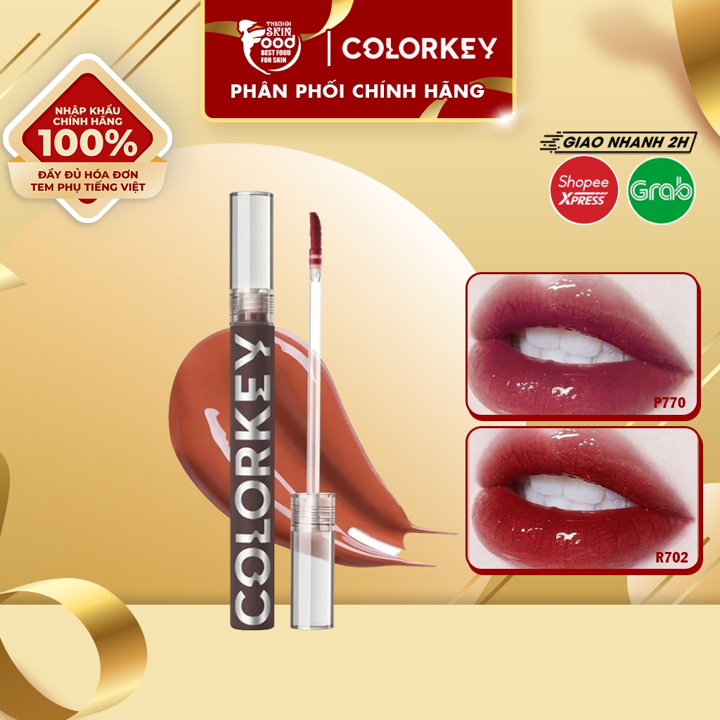 Son tint gương bóng bền màu, lâu trôi Colorkey Airy Lip Mirror Series 1.7g | Shopee Việt Nam