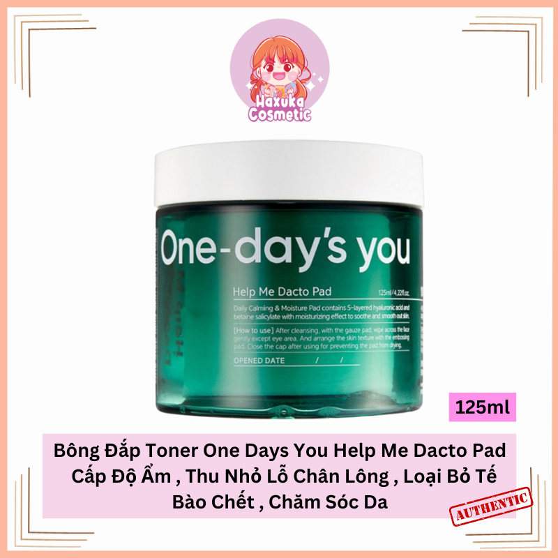 Bông Đắp Toner Pad One Day’s You Toner Pad Thuần Chay Làm Dịu Da Và ...