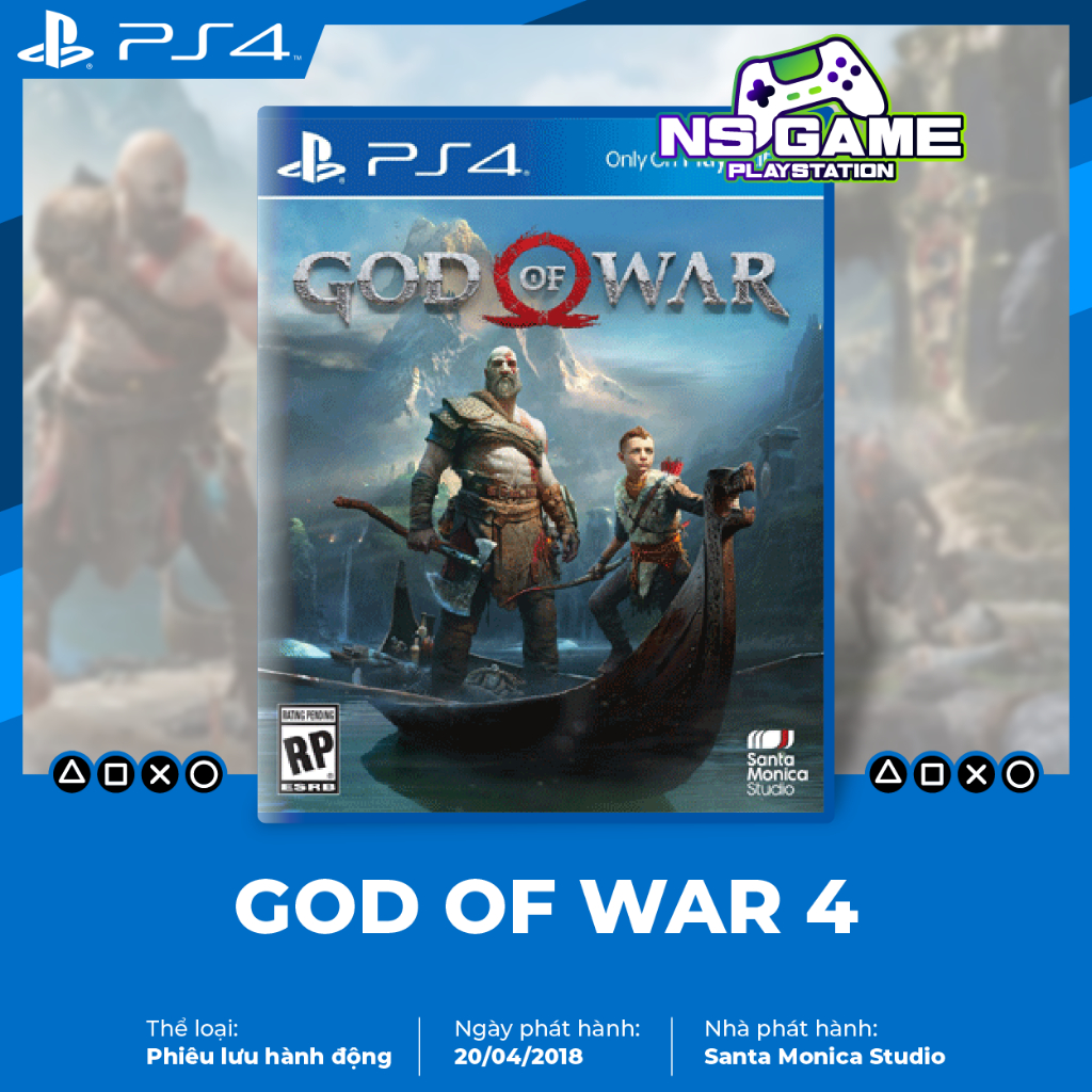 Đĩa Game PS4 : God Of War 4 | Shopee Việt Nam