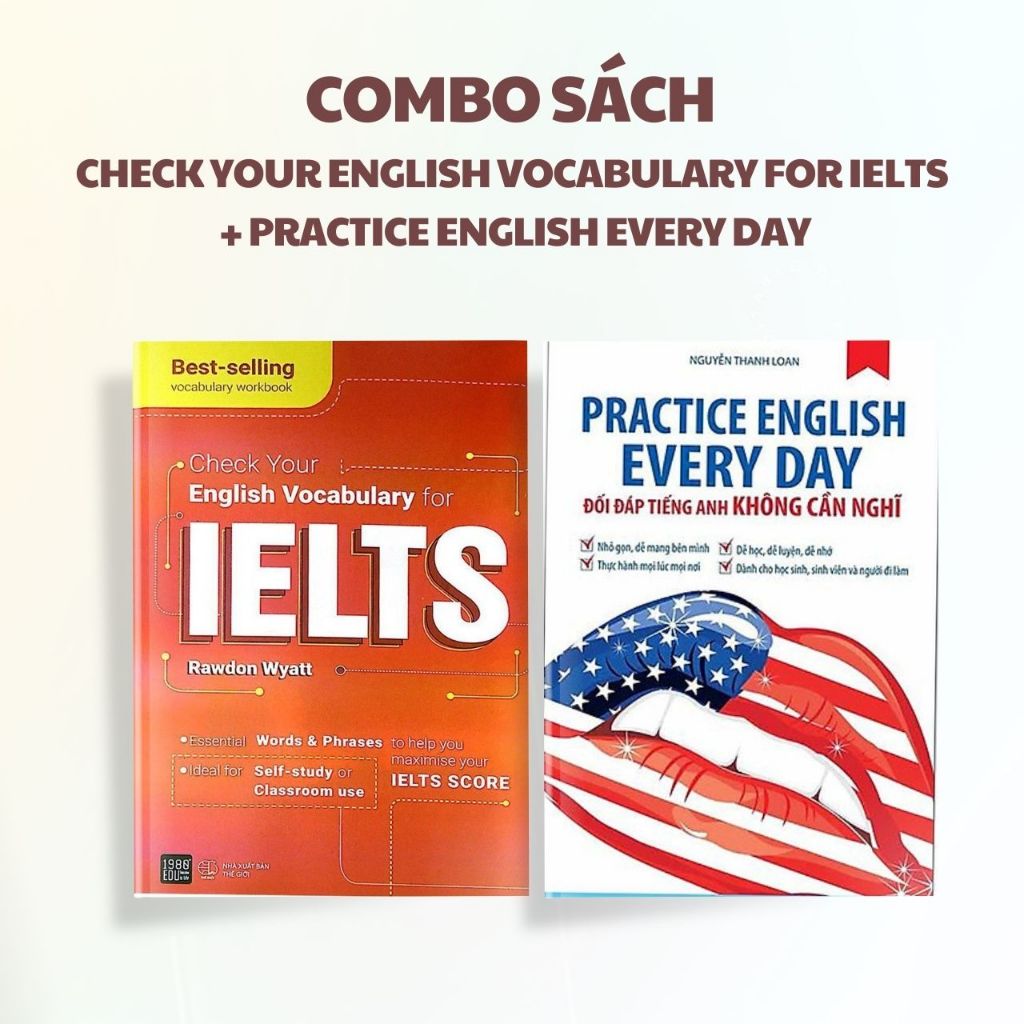 Sách - Combo 2 cuốn : Check Your English Vocabulary For Ielts ...