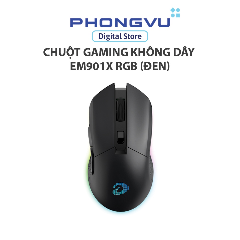 Chuột gaming không dây DARE-U EM901X RGB (Đen) - Bảo hành 24 tháng ...
