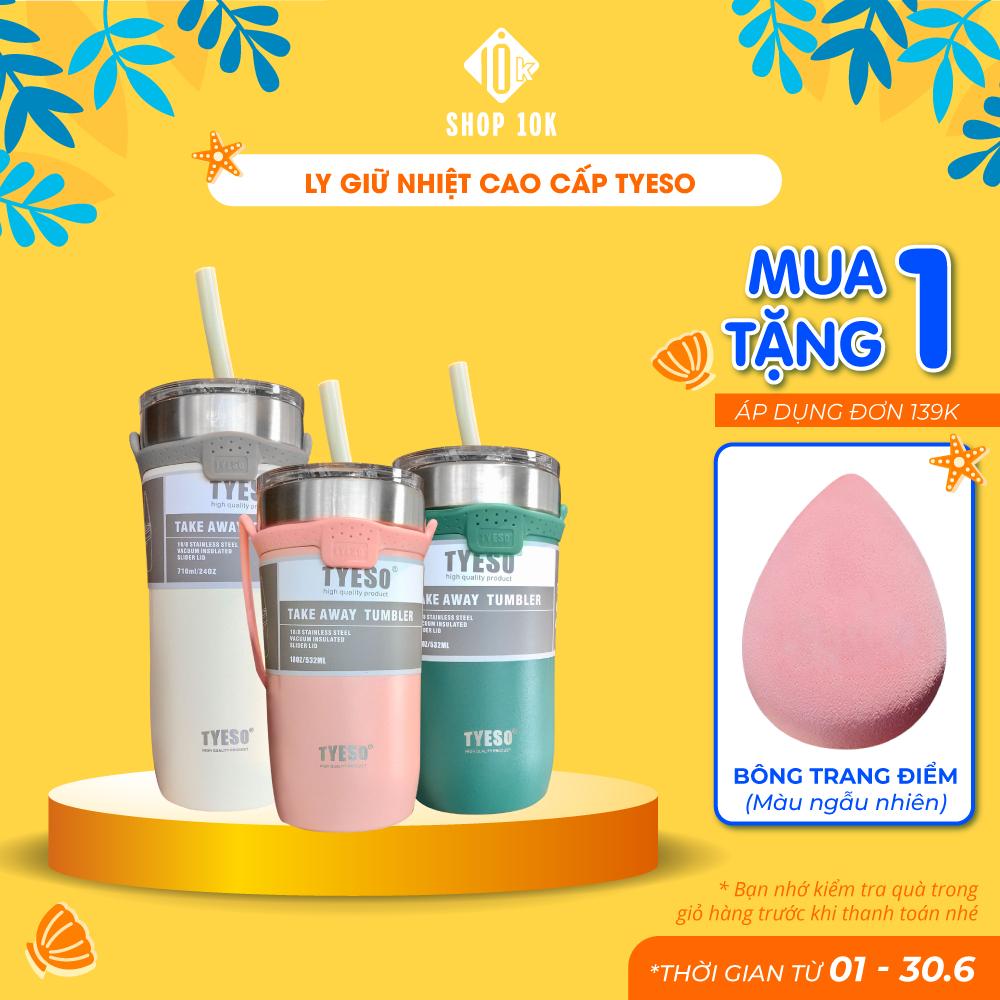 Ly giữ nhiệt Tyeso, bình nước cá nhân 532ml - SP005322 | Shopee Việt Nam