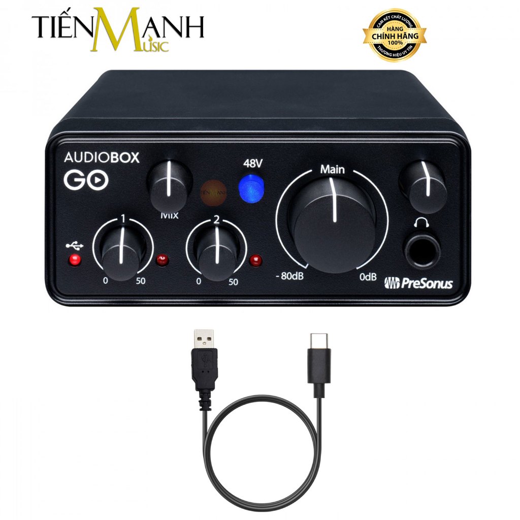 [Chính Hãng] Soundcard PreSonus AudioBox Go 2x2 USB-C Audio Box ...