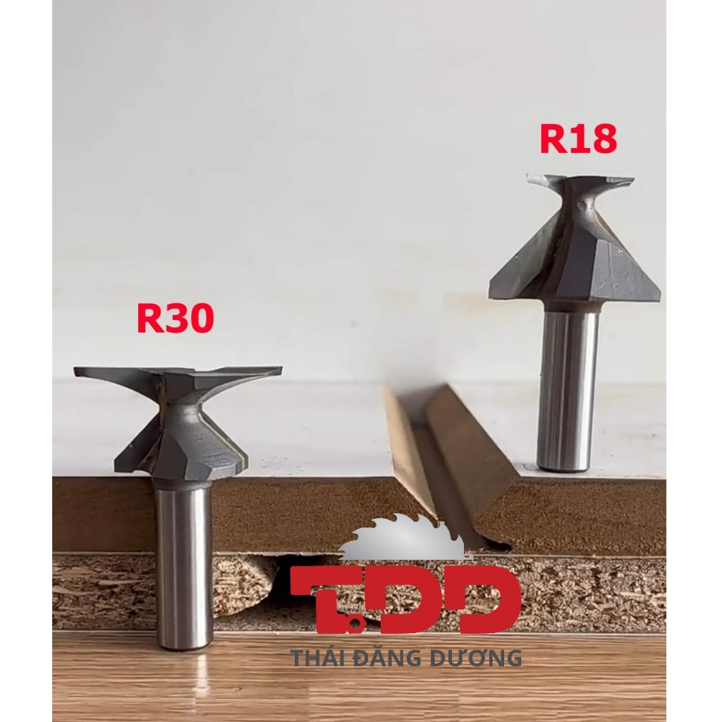 Mũi phay uốn cong gỗ 90 độ uốn góc R18,R30,R50 dành cho gỗ nông nghiệp ...